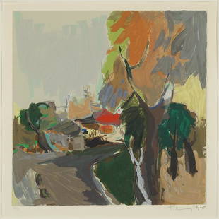 Itzchak Tarkay (israeli, 1935 2012) Landscape.