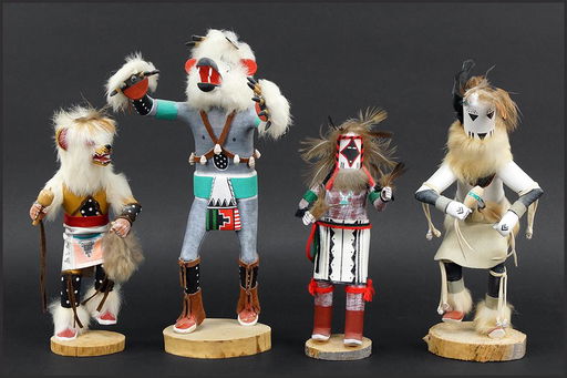 A Collection Of Native American Kachina Dolls Apr 21 2020 Susanin