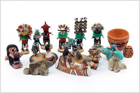 Collection Of Eleven Kachina Dolls