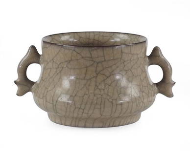 Buy Chinese Ge-type Handled Censer | Helmuth Stone Gallery In Fl