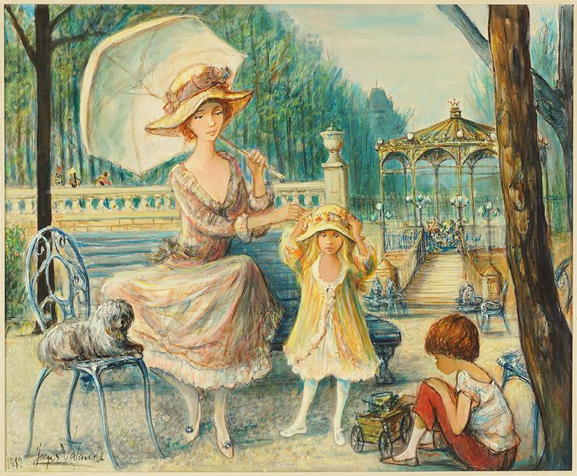 Jacques Lalande (French, 1921-1997) In the Park. - Jun 16, 2020 ...
