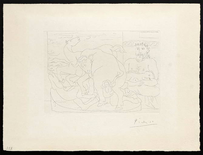 Pablo Picasso (spanish, 1881 1973) Le Repos Du