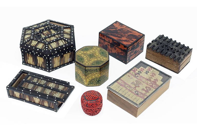 A Collection Of Boxes.