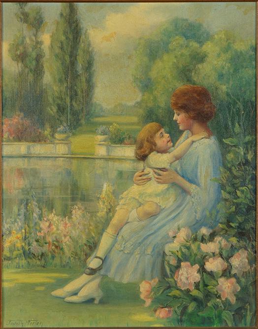 Judith Morton (american, 20th Century) Mother And Child