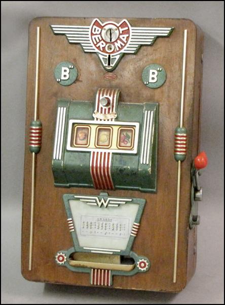 858001: RUFFLER & WALKER BEROMAT SLOT MACHINE.