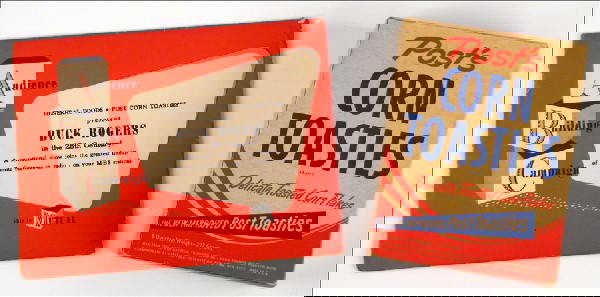 Buck Rogers Post's Corn Toasties Prototype Box.