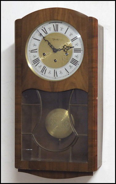 1062329: JAUCH ART DECO STYLE WALL CLOCK.