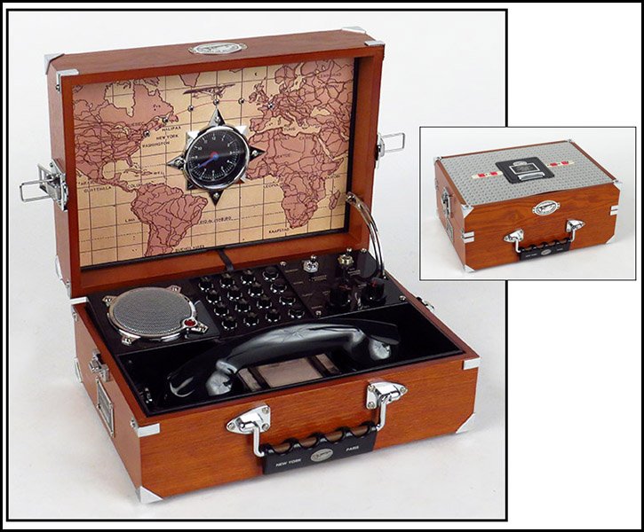 REPLICA 'SPIRIT OF ST. LOUIS' FIELD PHONE.