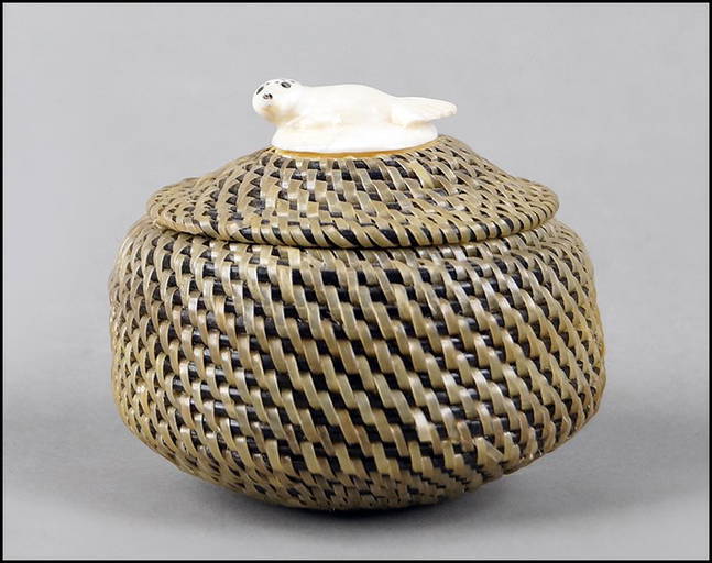 Baleen And Ivory Basket.