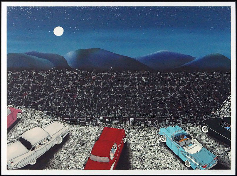 LINNEA PERGOLA (AMERICAN, B. 1953) ONE SUMMER NIGHT,