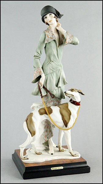 GIUSEPPE ARMANI FIGURE OF A LADY WITH A DOG. - Aug 20, 2014 | Susanin's ... GIUSEPPE ARMANI FIGURE OF A LADY WITH A DOG. - Aug 20, 2014 | Susanin's ...