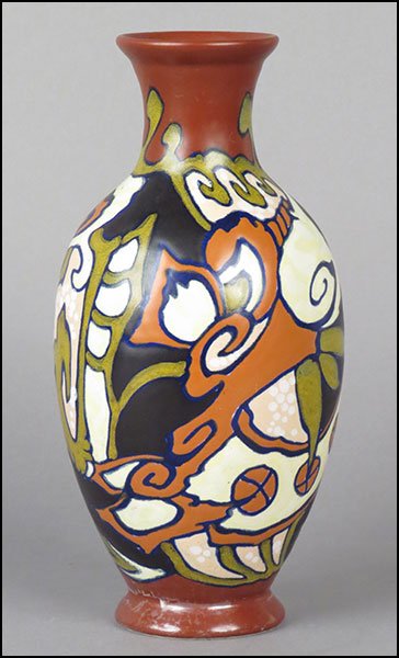 HOLLAND GOUDA MATTE GLAZED POTTERY 'PURDAH' PATTERN