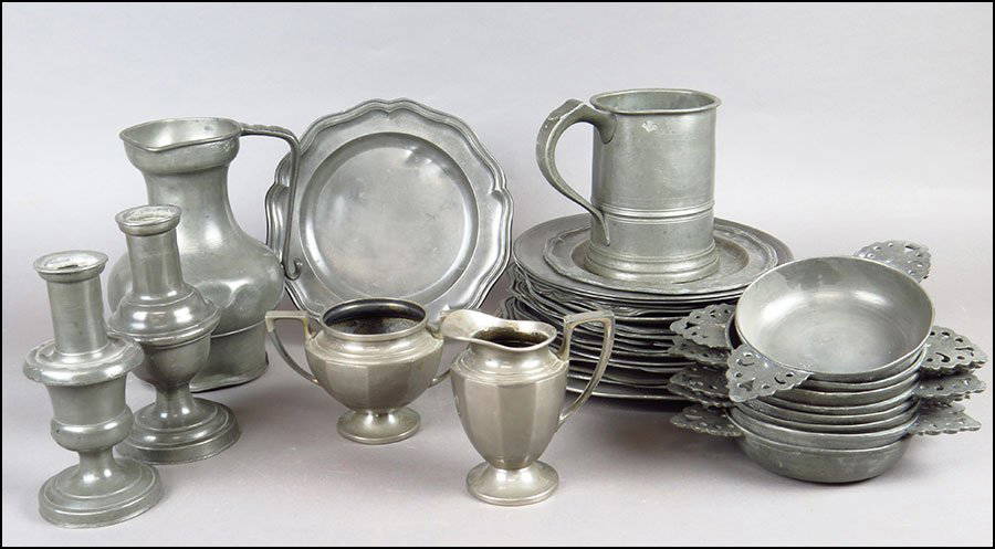 A COLLECTION OF PEWTER TABLE ARTICLES. - Mar 21, 2015 | Susanin's ...