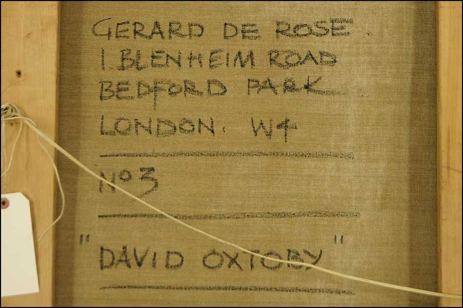GERARD DE ROSE (BRITISH, 1918-1987) DAVID OXTOBY.