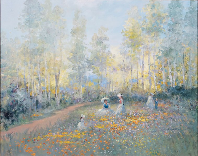 Margaret 'marion' Rice (1903 ?) In The Field.