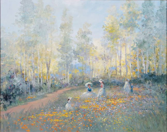 Margaret 'marion' Rice (1903 ?) In The Field.