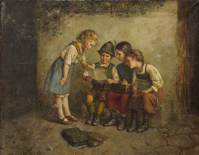 Edmund Adler (German, 1871-1957) The Lesson. - Jun 27, 2015 | Susanin's ...