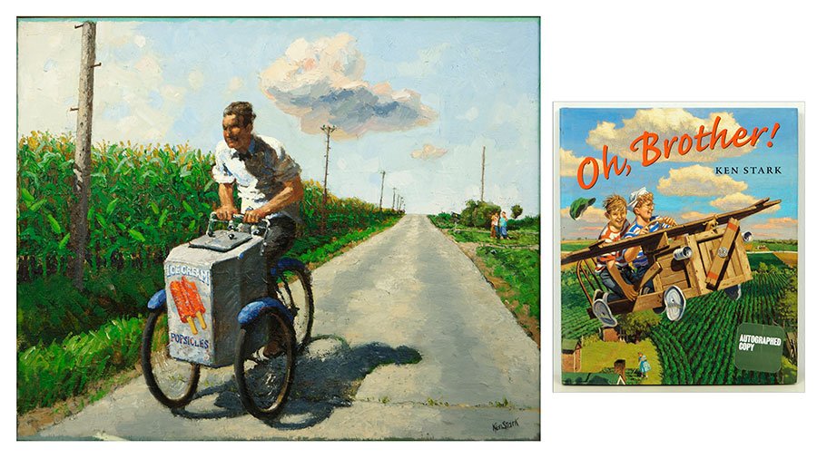Ken Stark (American, 20th Century) The Ice Cream Man.