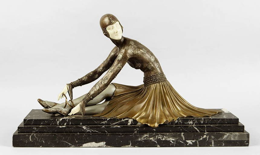 After Demetre Chiparus (romanian, 1886 1947) Tanara.