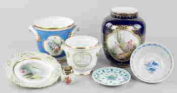 4PC RUST CHINESE BOUQUET GINGER JARS & BOWLS - Apr 10, 2022 | Ahlers ...