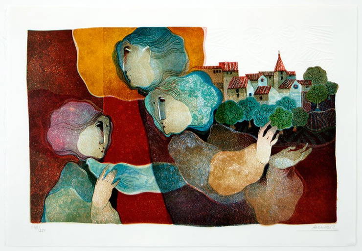 Sunol Alvar (spanish, B. 1935) Dove Ii.