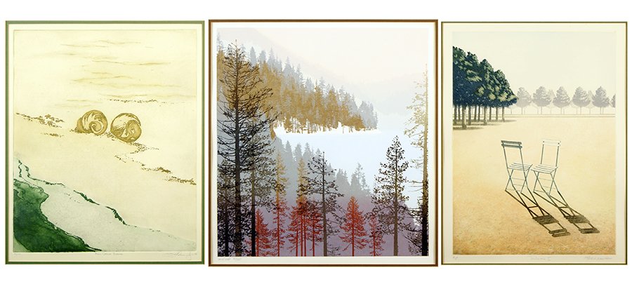 Peter Eastham (American, 20th Century) Tuileries I.