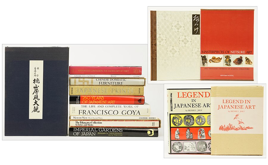 A Collection Of Books On Japanese Art.