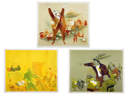 William Gropper (ny, 1897 1977), The Senate