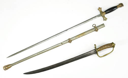 Knights Of Columbus Ceremonial Sword Rib