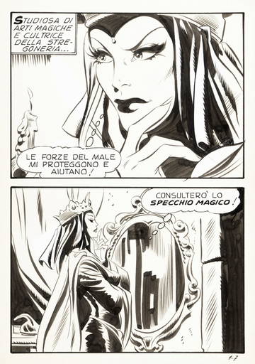 Frollo Leone - "Biancaneve - I Sette Nani viziosi - Nov 21, 2020 | Urania Casa d'Aste in Italy