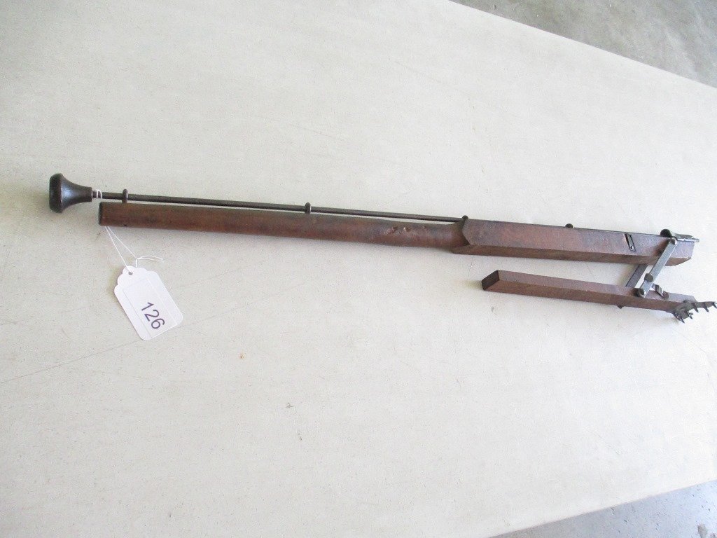 Vintage carpet stretcher - May 10, 2014 | Treasure Auctions Inc. in Fl