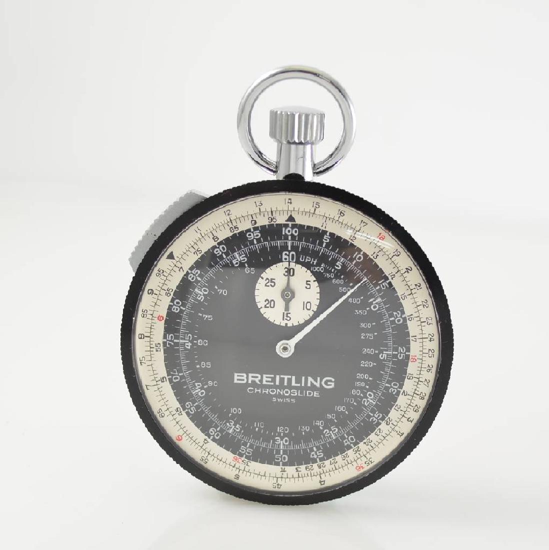BREITLING Chronoslide mint Flyback stop watch, NOS