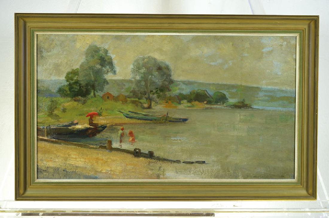 Oil on Canvas, Signed Georg Engelhardt