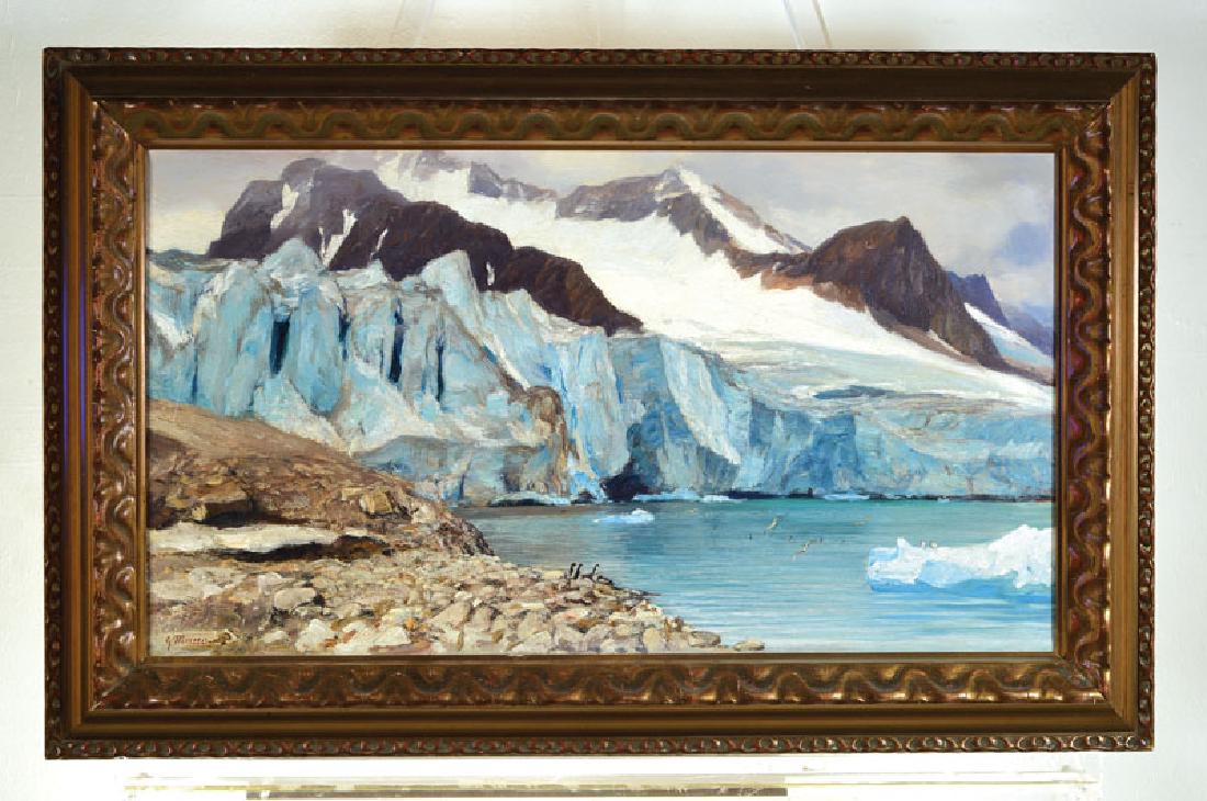 Oil on Canvas, Signed Georg Engelhardt