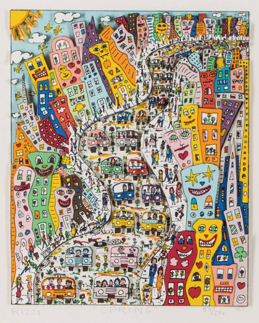 James Rizzi, 1950-2011, Spring, 3D- - May 19, 2018 | Henry's ...