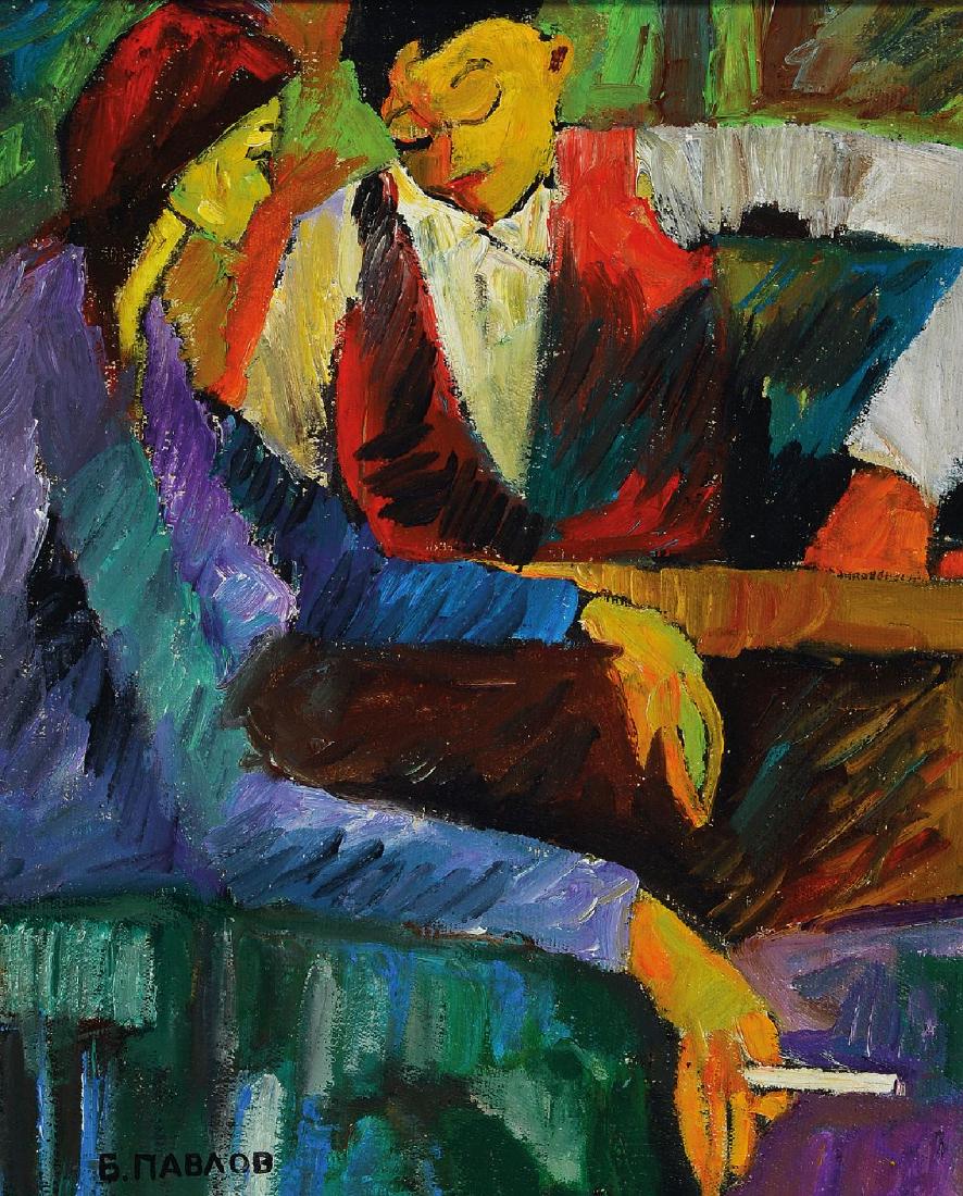 Boris Pavlov, 1928 Moskau bis 2005 Paris, In Moulin/a