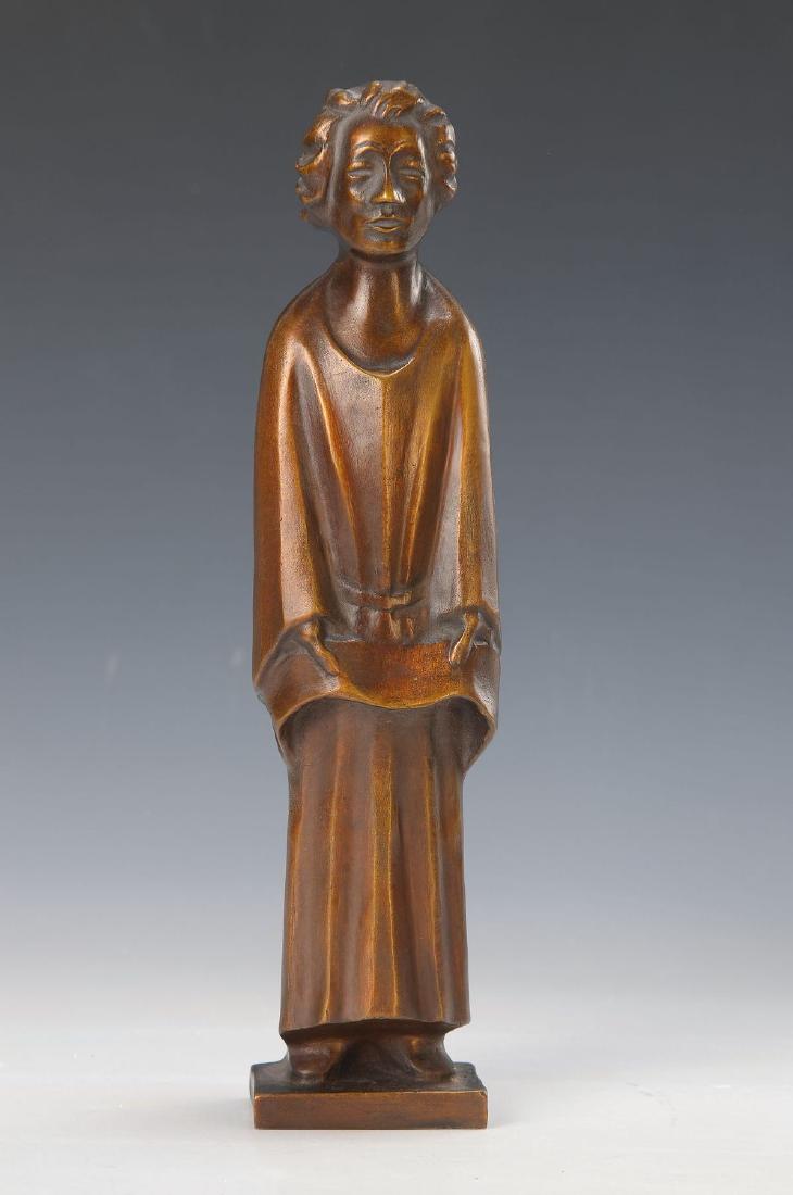 Ernst Barlach, 1870 1938, The Singer, Bronze, Ed. Ars