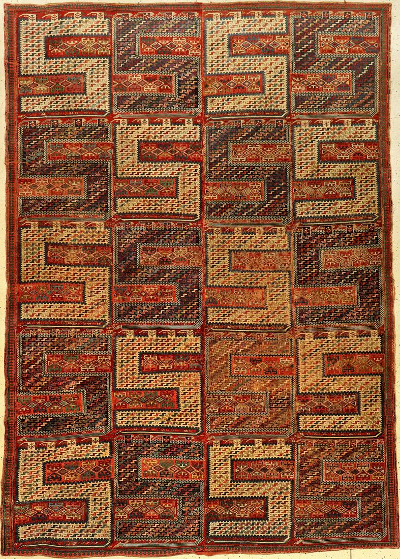 Fine Sileh 'Dragon' Sumakh Carpet, - Dec 14, 2019 | Henry's ...