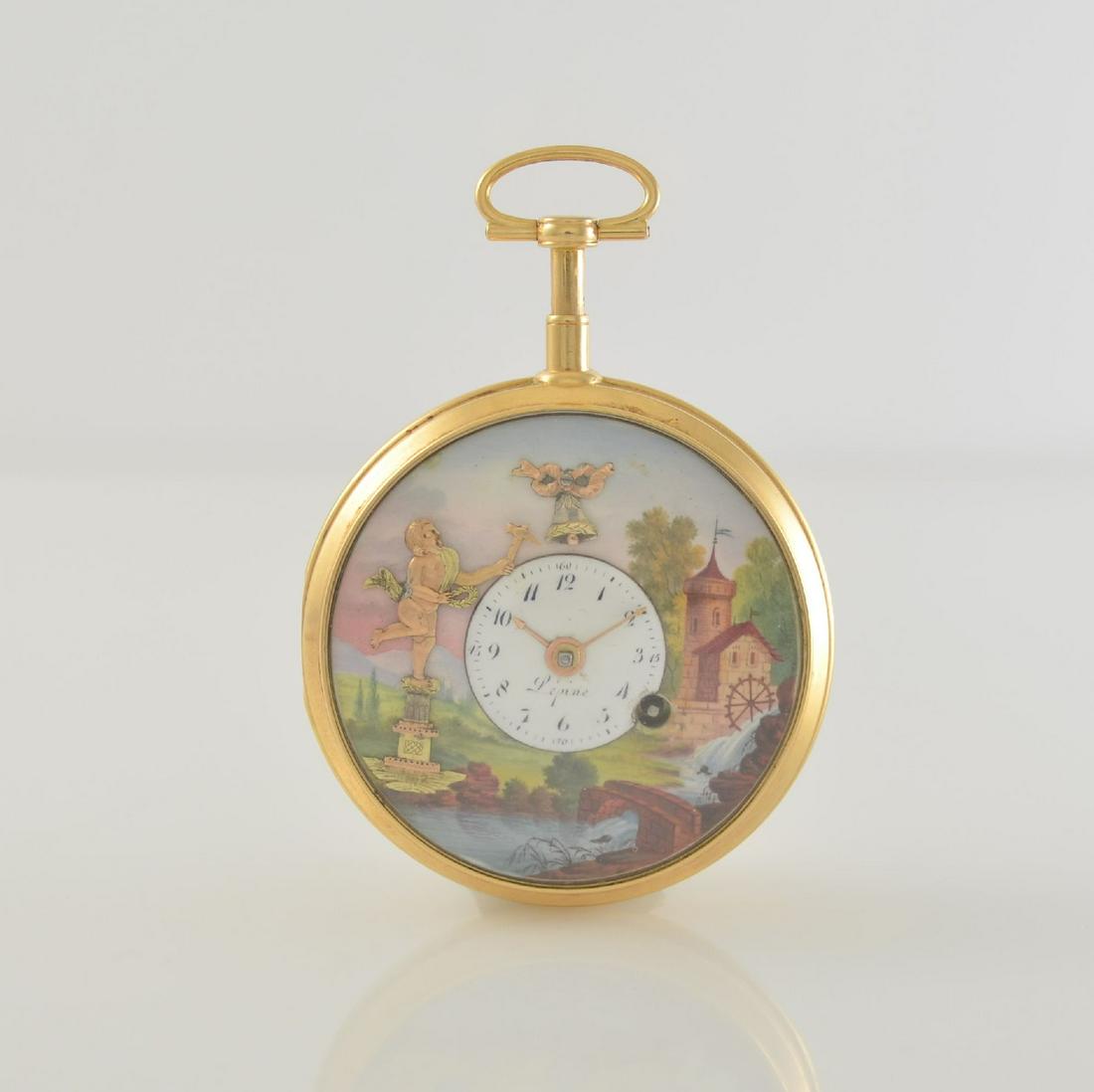 LEPINE no. 495 rare 18k yellow gold verge watch - Mar 29, 2020 | Henry ...