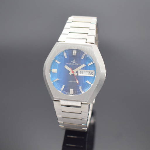 Dugena Matic Rare Wristwatch With Fume Dial