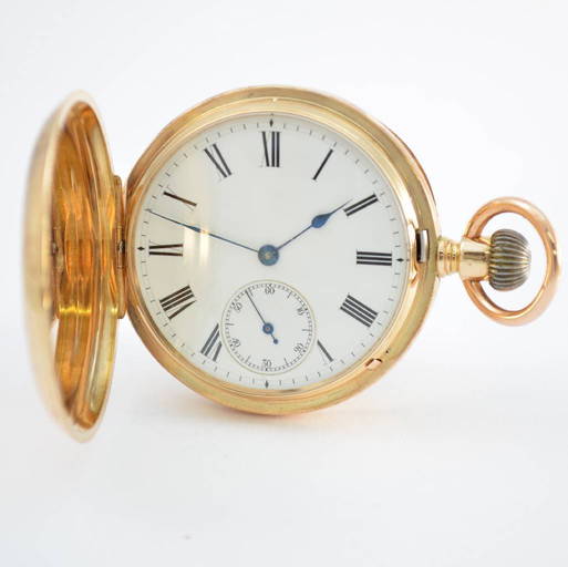 Charles Henri Meylan 14k Gold Pocket Watch