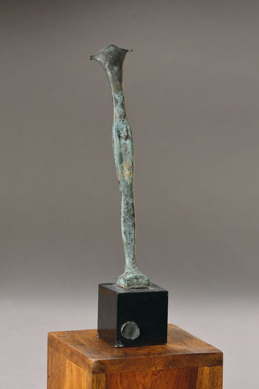 Laszlo Taubert, born 1966, bronze sculpture on base