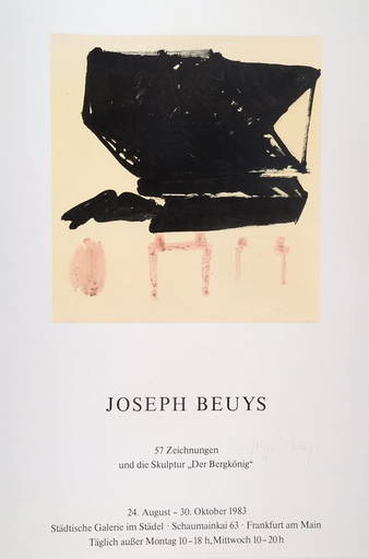 Joseph Beuys, 1921 1986, Poster For The Exhibition: