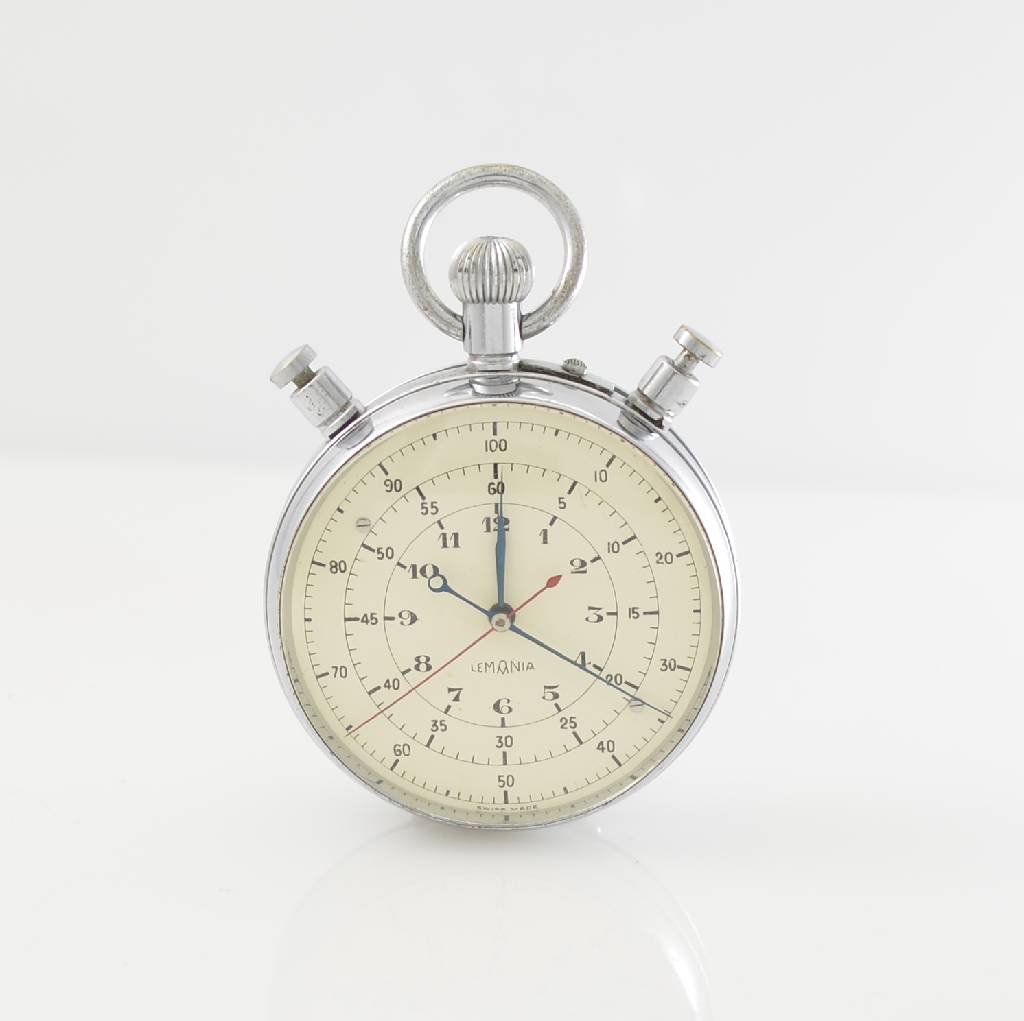 Lemania Rare Stop Watch With Rattrapante