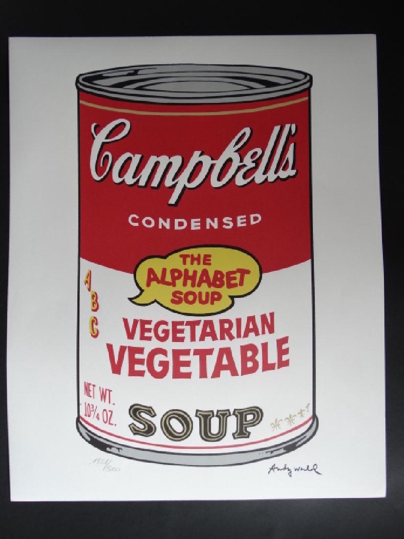 ANDY WARHOL, CAMPBELLS - Sep 17, 2017 | Novartia Auctions in Spain