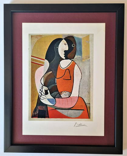 Pablo Picasso Hand Signed Print With Coa