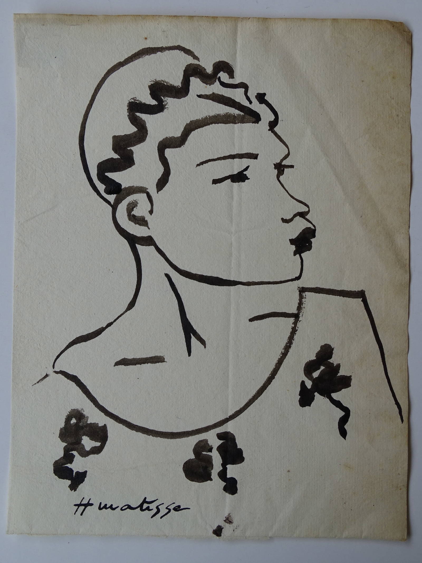 Henri Matisse, Ink Drawing Auction
