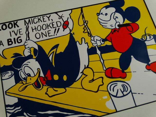 Roy Lichtenstein Mickey Mouse And Donald Duck