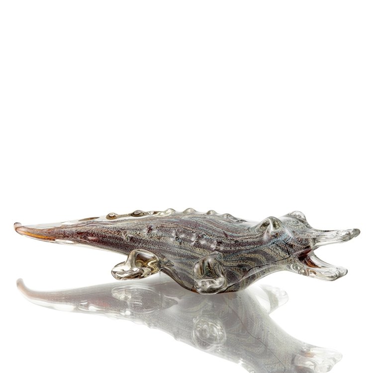 Art Glass Alligator