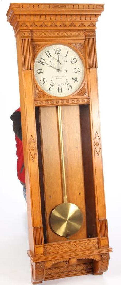 E. HOWARD REGULATOR WALL CLOCK